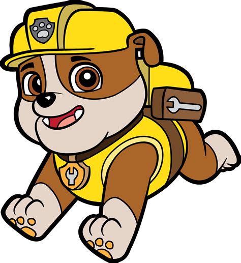 Rubble Svg Paw Patrol Svg Paw Patrol Clipart Cartoon Paw Inspire