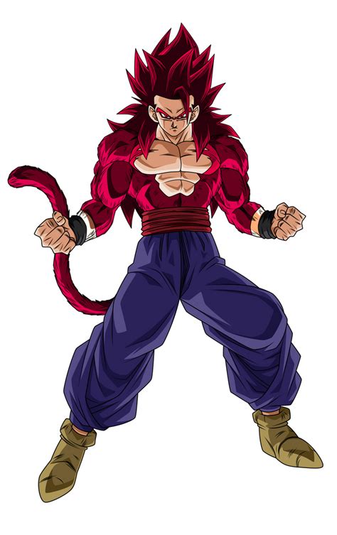Gohan Daima Super Saiyajin 4 By Xenoohking210 On Deviantart