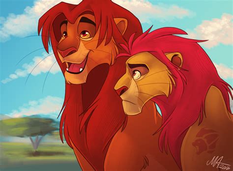 Simba And Kion By Missartsyy On Deviantart