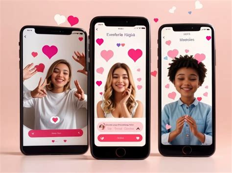 Premium Photo Three Iphones With A Picture Of A Woman And A Boy On Them