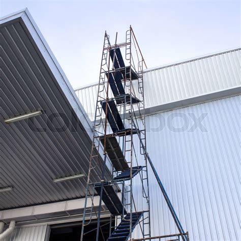 Rebar With Scaffolding In Construction Site Thailand Stock Image Colourbox
