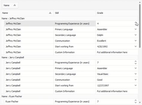 Tcxcustomgridtableitem Ongetproperties Event Vcl Devexpress Documentation