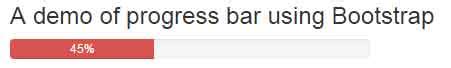 Bootstrap Progress Bars