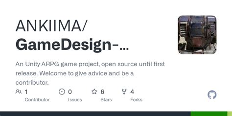 GitHub ANKIIMA GameDesign ARPG An Unity ARPG Game Project Open Source Until First Release
