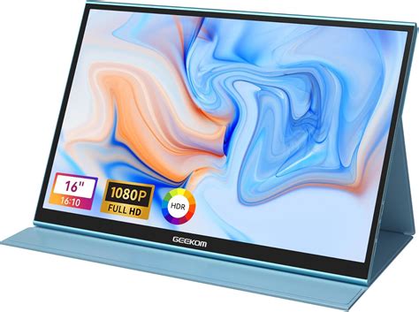 Geeknuc Geekom Monitor Portatile 16 Pollici Portable Monitor 1920 X
