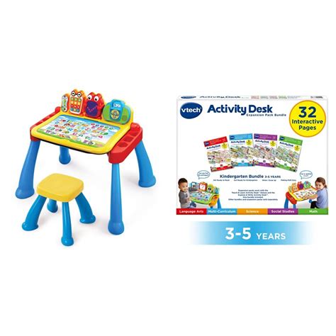 Vtech Touch And Learn Activity Desk Expansion Pack Bundle Canoeracing