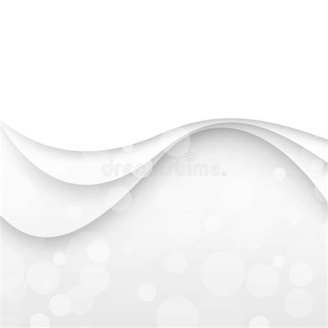 Abstract White Waves Data Stream Concept Vector Illustration Stock Vector Illustration Of