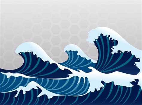 Wave Illustration Vector Art Waves