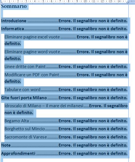 Errore Il Segnalibro Non è Definito Può Accadere Trasformando Un File