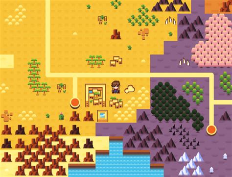 Overworld Rpg Maker Tileset By Ladyluck