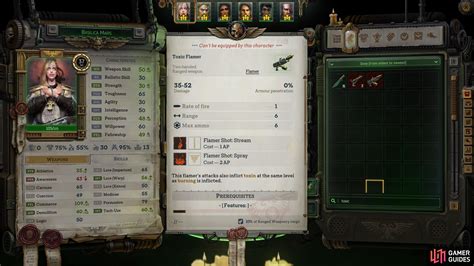 Toxic Flamer Warhammer 40k Rogue Trader Database Gamer Guides®