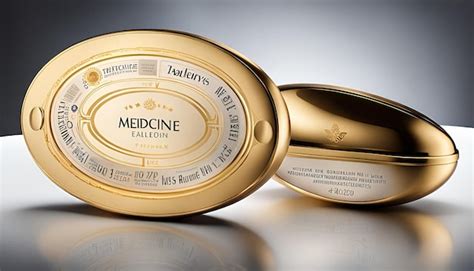 Oval Medicine Tablet Premium Ai Generated Image