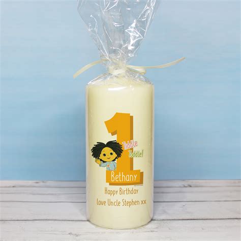 Moon And Me Birthday Pillar Candle Kate Grace Ts