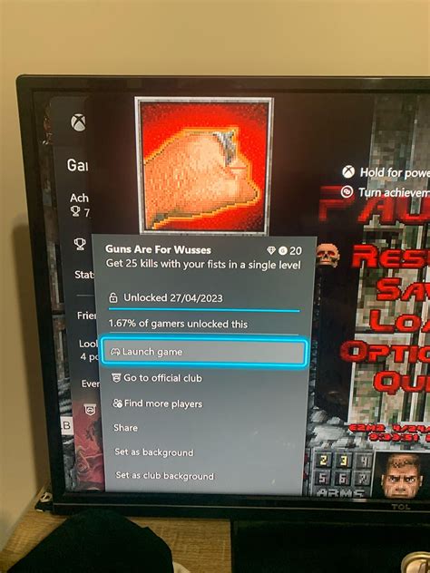 I Did The Rarest Xbox Achievement On Doom Rdoom