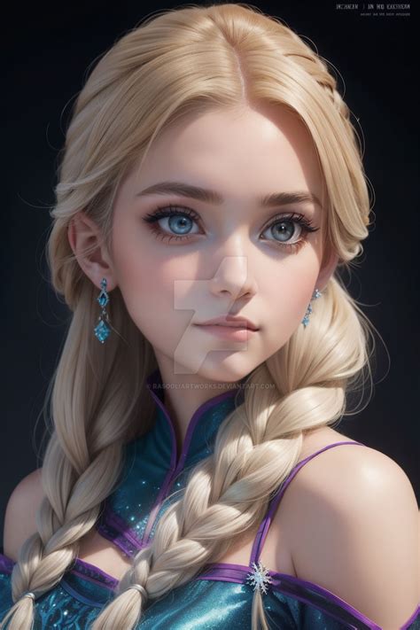 Princess Elsa From Frozen By Rasooliartworks On Deviantart