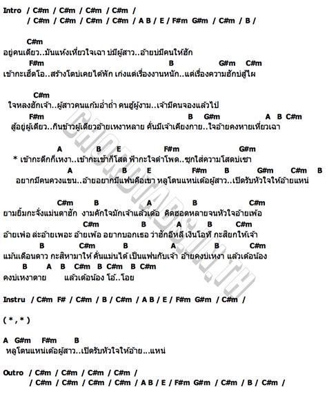 กะดึกก็เหงา กะเช้าก็โสดคอร์ด คอร์ด กะดึกก็เหงา กะเช้าก็โสด ศาล สานศิลป์