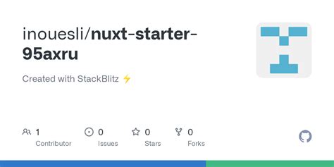 Github Inoueslinuxt Starter 95axru Created With Stackblitz ⚡️