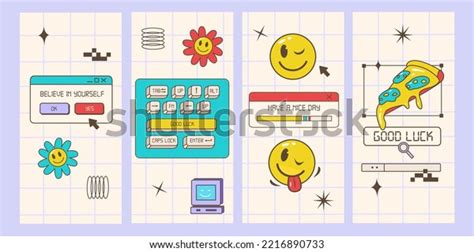 Retro Browser Computer Window 90s Vaporwave Stock Vector Royalty Free 2216890733 Shutterstock