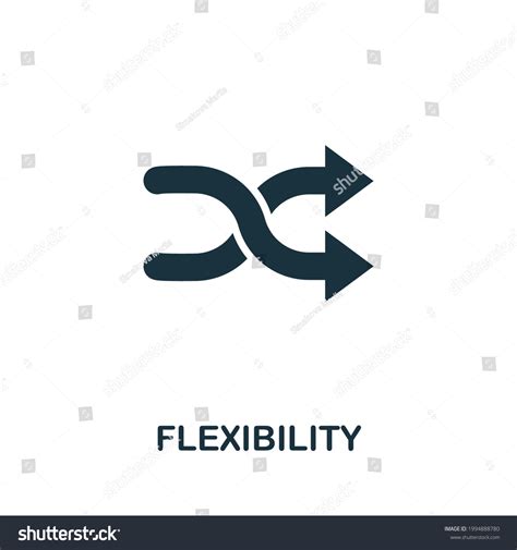 Flexibility Icon Flexibility Icon Vector Illustration Stock Vector