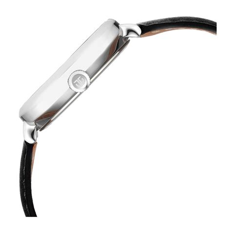 Titan Neo Curve Quartz Analog Anthracite Dial Black Leather Strap Watch