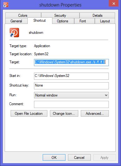 Windows Make A Shutdown Button SPJeff