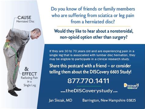 Clinical Trial Enrolling New Option For Sciatica Portland Me Patch