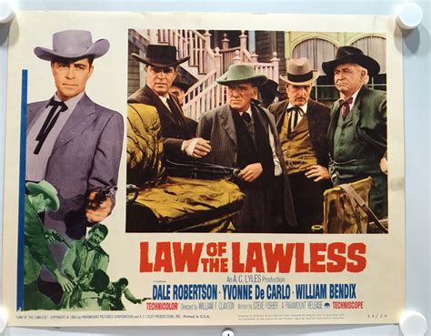 Original Lobby Cards Law Of The Lawless 1964 Set Of 8 Dale
