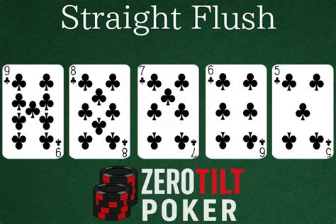 What Is A Straight Flush Straight Flush Ranking And Odds Guide