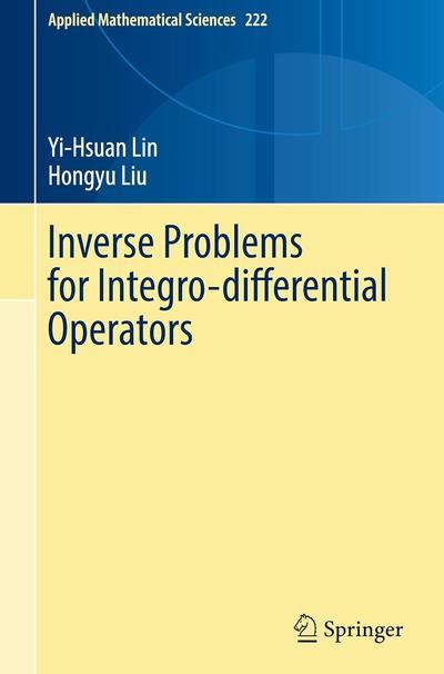 Inverse Problems For Integro Differential Operators Coderprog