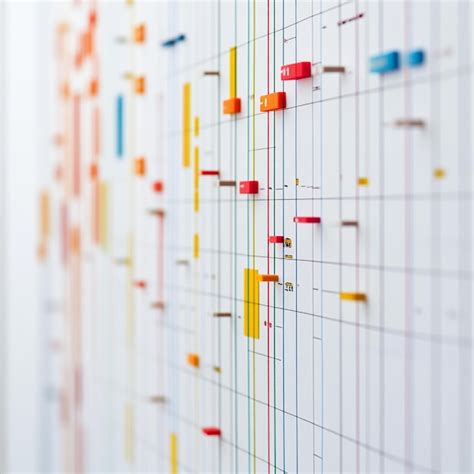 Gantt Chart With Milestones And Deadlines Premium Ai Generated Image