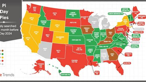 Google S Pi Day Map Reveals The Most Popular Pies In Every State