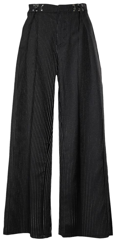 Buy Basketcase Gallery Caldwell Pinstripe Slacks Black 12784
