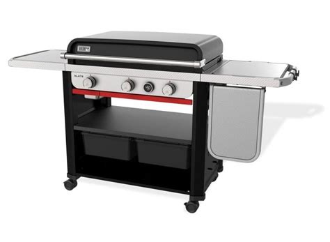 Weber Griddle Slate 30 Inch With Side Table 1500013 Abt