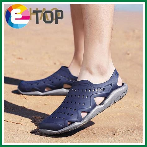 【etop】 Spot Sandals Men Summer Shoes Rubber Men Sandals Casual Sandals