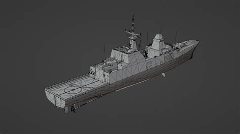 3d Formidable Class Frigate Turbosquid 2204562