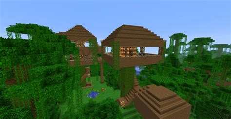 Jungle Treehouse Minecraft Map Jungle Treehouse Minecraft Map