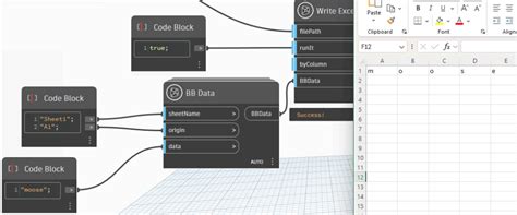 I Have A Writing Problem In Excel With Dynamo Revit Dynamo