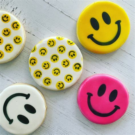 Happy Faces Pattern Cookie Stencil Smile Faces Cookie Stencil Artofit