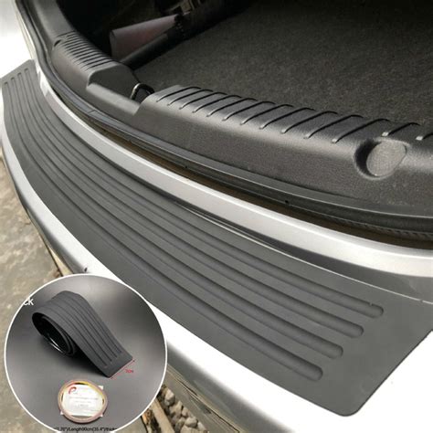 Car Trunk Bumper Protector Sticker Rubber Strip Cover Pad Rear Trunk