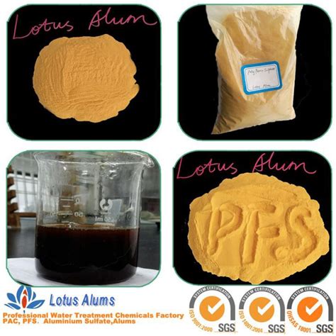 Water Treatment Chemicals Polymeric Ferric Sulfate Pfs Poly Ferric Sulfate