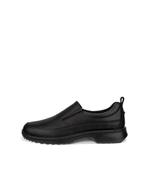 Ecco Fusion Slip On Leather In Black For Men Lyst