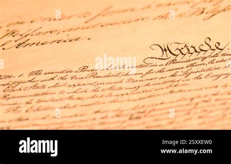 This Video Explores The Us Constitution Showcasing Its Pages And
