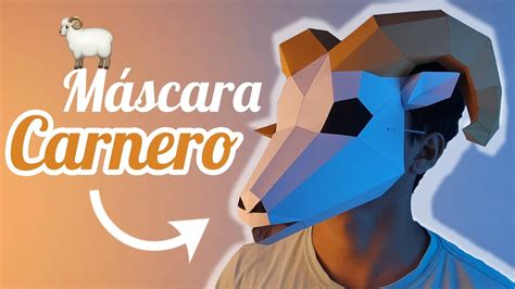 Cómo Hacer Una Máscara De Carnero Oveja Con Cartulinas Momuscraft