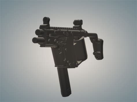 Stl File Kriss Vector For Minifigures 🔫 ・3d Printer Design To Download