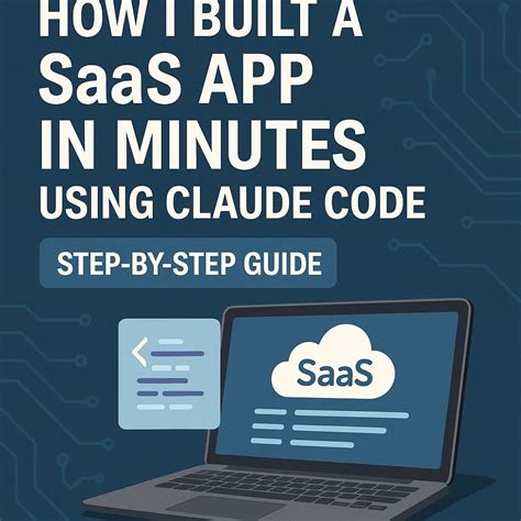 How I Built A Saas App In Minutes Using Claude Code Step By Step Guide