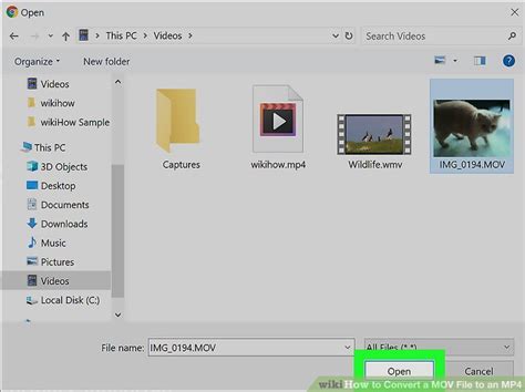 How To Convert A MOV File To An MP4 With Pictures WikiHow