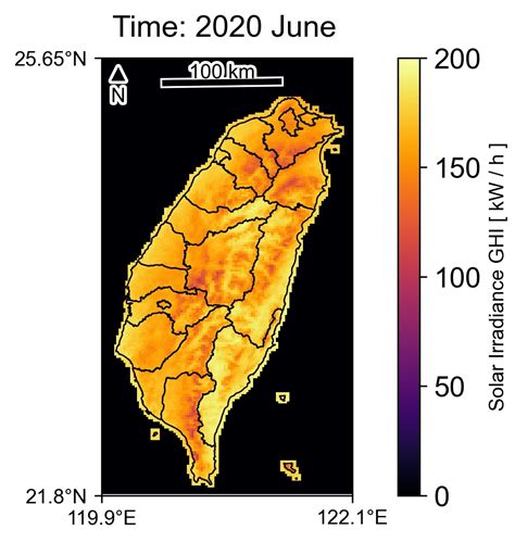 Taiwan GHI Map PetrVey
