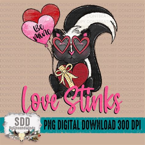 Love Stinks Skunk Sddbyginaandmindy