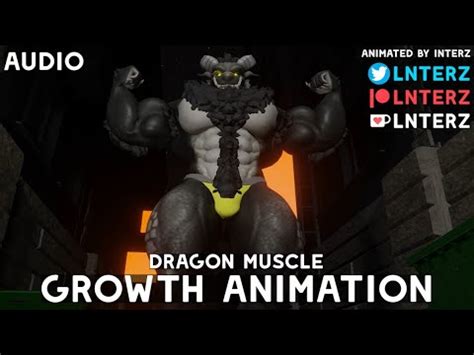 Weredragon Muscle Growth Animation Short Version YouTube