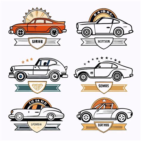 Coleção De Logotipos De Carros Emblemas Automotivos Icônicos Para